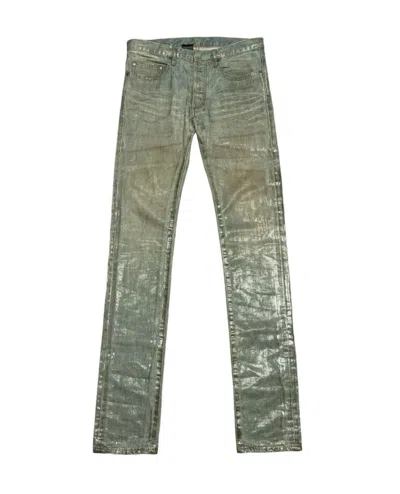 Pre-owned Dior X Hedi Slimane Dior Homme 2004 “strip” Bleu Claire Ice ...