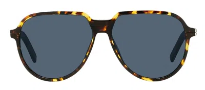Dior Essential 56v Aviator Sunglasses In Blue | ModeSens