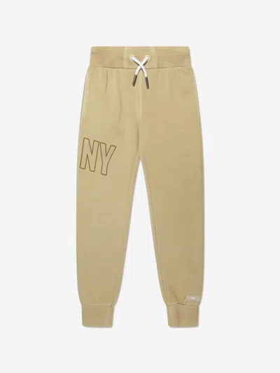 Dkny Kids Logo Joggers In Beige | ModeSens