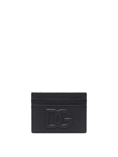 Dolce & Gabbana Dg Logo Cards Holder In Black | ModeSens