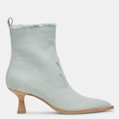 Dolce Vita Austin Boots Light Blue Denim In White | ModeSens