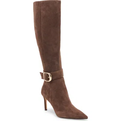 Dolce Vita Kinzy Knee High Boot In Dark Brown Suede | ModeSens