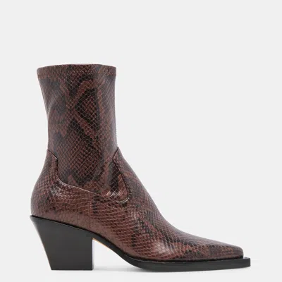 Dolce Vita Rutger Wide Calf Boots Java Embossed Stella In Multi | ModeSens