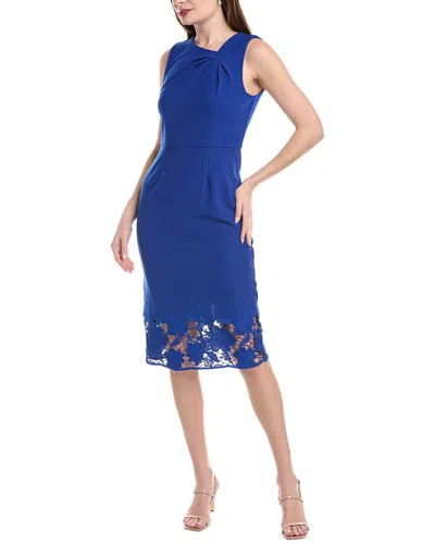 Donna Ricco Scuba Crepe Midi Dress | ModeSens