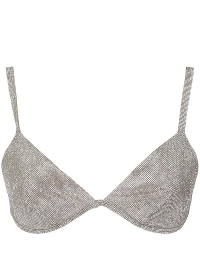Drhope Dr. Hope Crystal Bralette Clothing In Grey | ModeSens