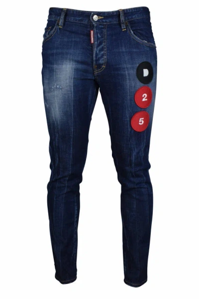 Dsquared2 Men Skater Jean In Blue | ModeSens