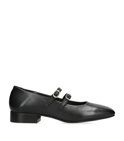 Duke & Dexter Leather Cherry Mary Janes 25 In Black | ModeSens