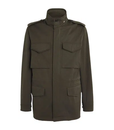 Dunhill Technical Field Jacket In Green | ModeSens