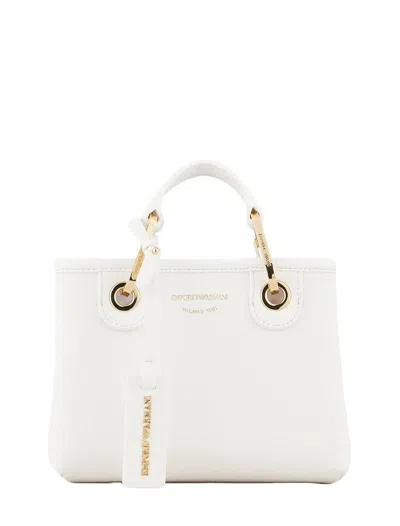Ea7 Emporio Armani Myea Mini Shopping Bag In White | ModeSens