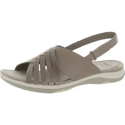 Earth Origins Suzie Womens Slip On Slingbacks Strappy Sandals In Grey ...