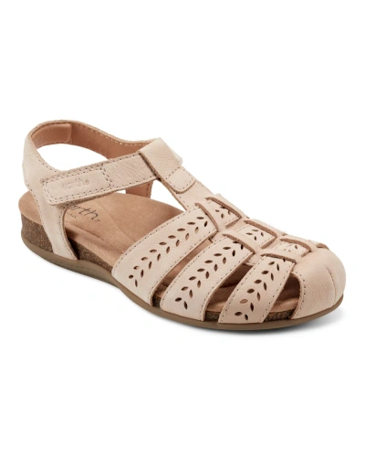 Earth Women's Birdy Closed Toe Strappy Casual Slip-on Sandals In Light ...