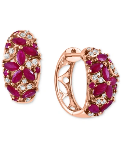 Effy Collection Effy Ruby (1-5/8 Ct. T.w.) & Diamond (1/4 Ct. T.w ...