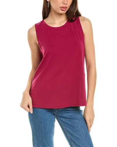 Eileen Fisher Jewel Neck Shell In Pink | ModeSens
