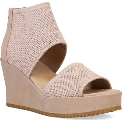 Eileen Fisher Leto Platform Wedge Sandal In Beige Blush | ModeSens