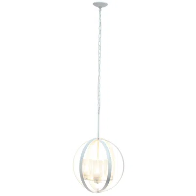 Elegant Designs 18" Modern Sphere Orb Adjustable 3-light Metal And ...