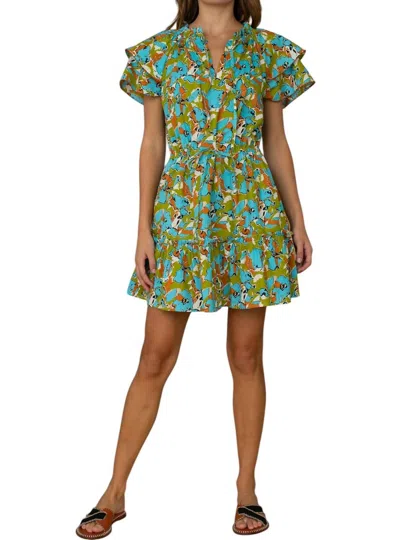 Elizabeth And James Tinsley Dress In Abstract In Multi | ModeSens