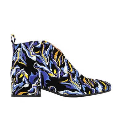 Embassy London Usa Gold / Blue Iris - Blue Multi - Womens Designer ...