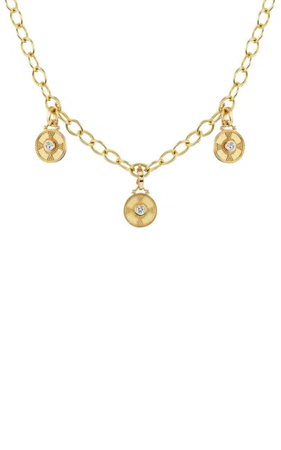 Emily Weld Collins 18k Yellow Gold Granium Heirloom Charmnecklace ...