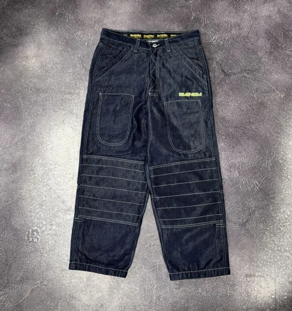 Pre-owned Eminem X Vintage Eminem Slim Shady Y2k Rap Hype Baggy Jeans ...