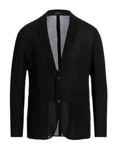 Emporio Armani Man Blazer Black Size 46 Virgin Wool | ModeSens