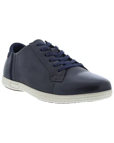 English Laundry Thomas Leather Sneaker In Blue | ModeSens