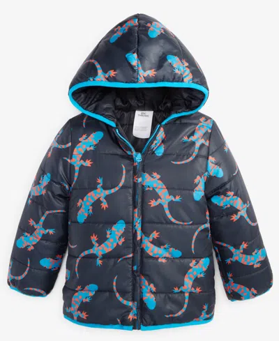 Epic Threads Babies' Toddler Boys Gecko Print Reversible Puffer Jacket ...