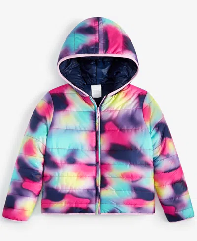 Epic Threads Babies' Toddler Girls Aura Reversible Puffer Jacket ...