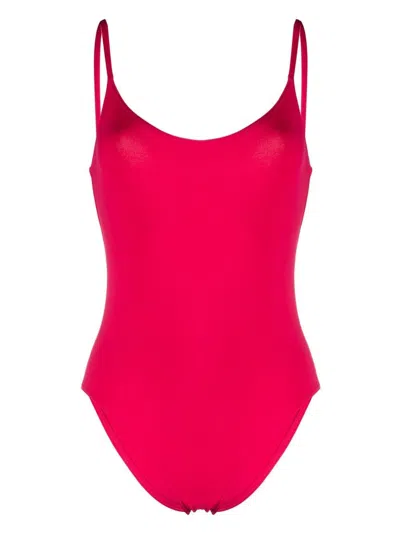 Eres Low-back One-piece Swimsuit In Pink | ModeSens