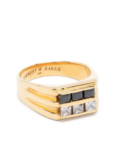Ernest W Baker Ernest W. Baker Rings In Black&white Stone | ModeSens