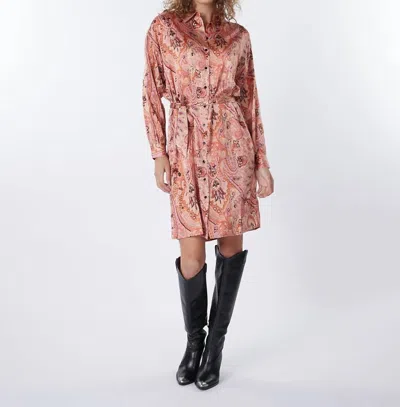 Esqualo Expression Dress In Print In Pink | ModeSens