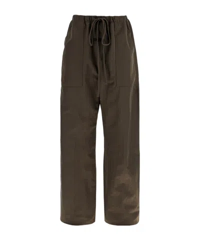 Essentials Fear Of God Drawstring Utility Pants In Green | ModeSens