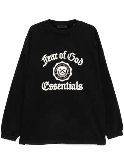 Essentials Logo-print Sweatshirt In Black | ModeSens