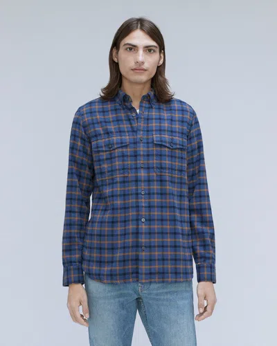 Everlane The Brushed Flannel Shirt In Blue | ModeSens
