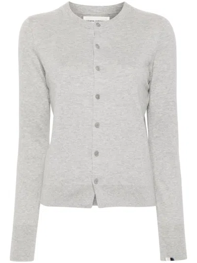 Extreme Cashmere Little Bit Cardigan In Grey | ModeSens