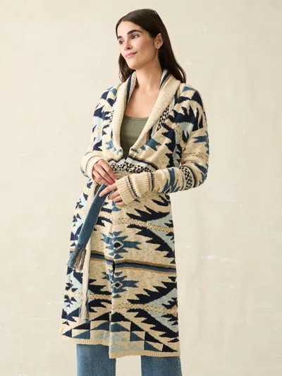 Faherty B.yellowtail Paloma Duster™ Sweater In Yellowstone River | ModeSens