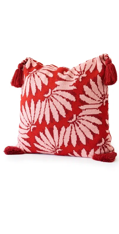 Farm Rio Copabanana Oh So Cozy Pillow Red | ModeSens