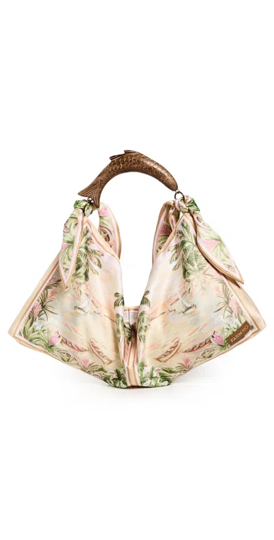 Farm Rio Maritime Portraite Multicolor Scarf Mini Bag Maritime Portrait ...
