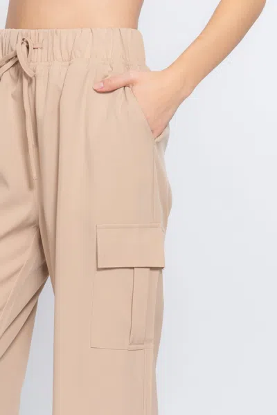 Fashnzfab Light Weight Stretch Woven Cargo Jogger Pants In Green | ModeSens