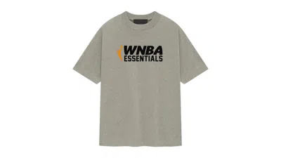 Pre-owned Fear Of God Men's Essentials Wnba Tee Shirt In Warm Heather ...