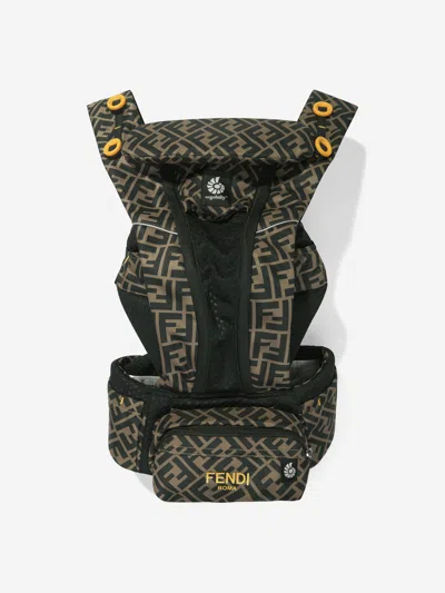 Fendi Kids' Baby Ff Logo Carrier One Size Brown By Childsplay Clothing ...