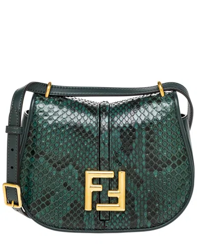 Fendi C'mon Mini Python Bag In Green | ModeSens