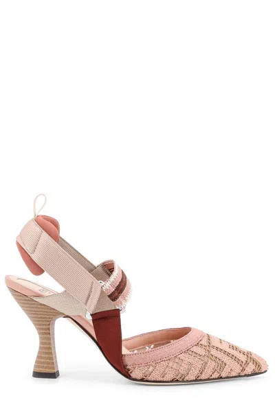 Fendi Colibri Slingback Pumps | ModeSens Fendi Colibri Slingback Pumps | ModeSens