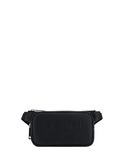 Fendi Roma Belt Bag In Nero+palladio | ModeSens