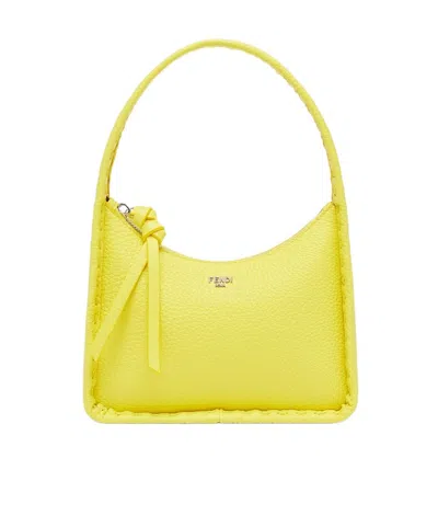 Fendi Fendessence Mini Handbag In Yellow | ModeSens