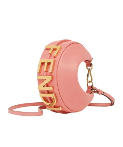Fendi Graphy Mini Shoulder Bag In Pink | ModeSens