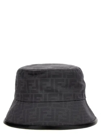 Fendi Ff Bucket Hat In Gray | ModeSens