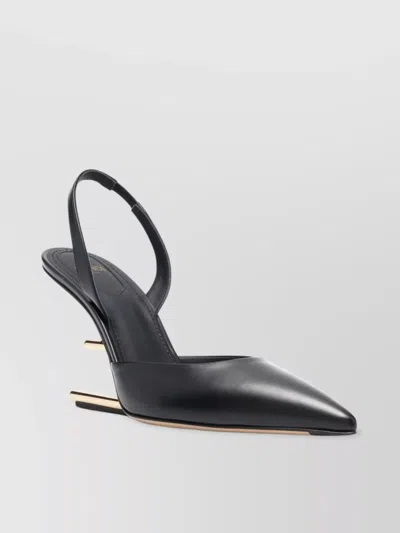 Fendi First Leather Slingback Pumps | ModeSens