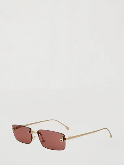 Fendi First Sunglasses In Metal In Gold | ModeSens