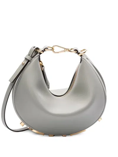 Fendi Graphy Mini Hobo Bags In Green | ModeSens