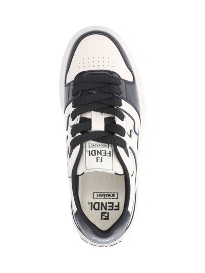 Fendi Match Low-top Platform Sneakers In Nero | ModeSens